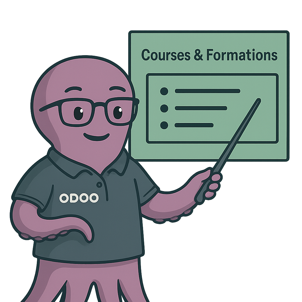 Formation Odoo Belgique – Packs 4h / 10h / 20h | Krakento